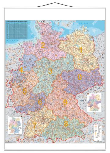 Franken Franken Carte des codes postaux de l'Allemagne, altezza x ...